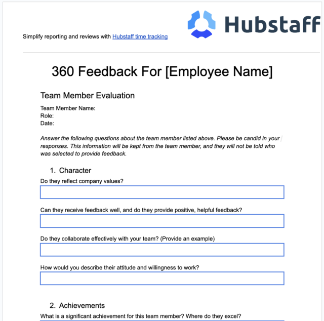 Free Best Performance Report Templates
