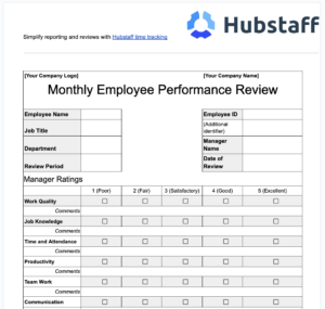 Free Best Performance Report Templates
