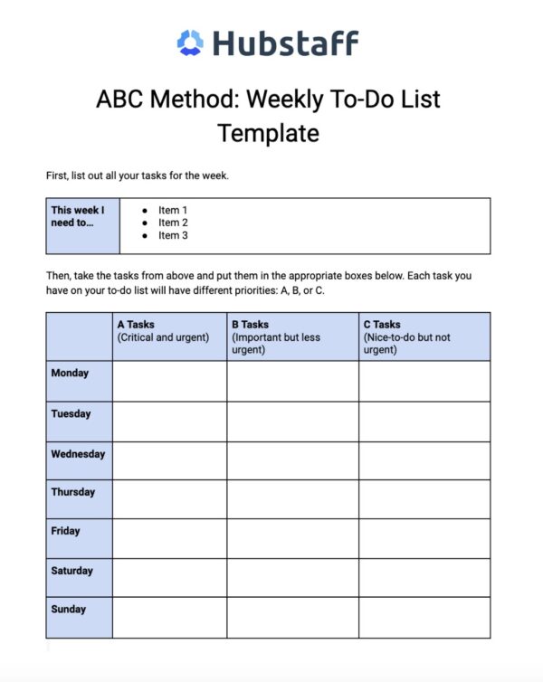 Master Time Management with the ABC Method | Hubstaff Blog